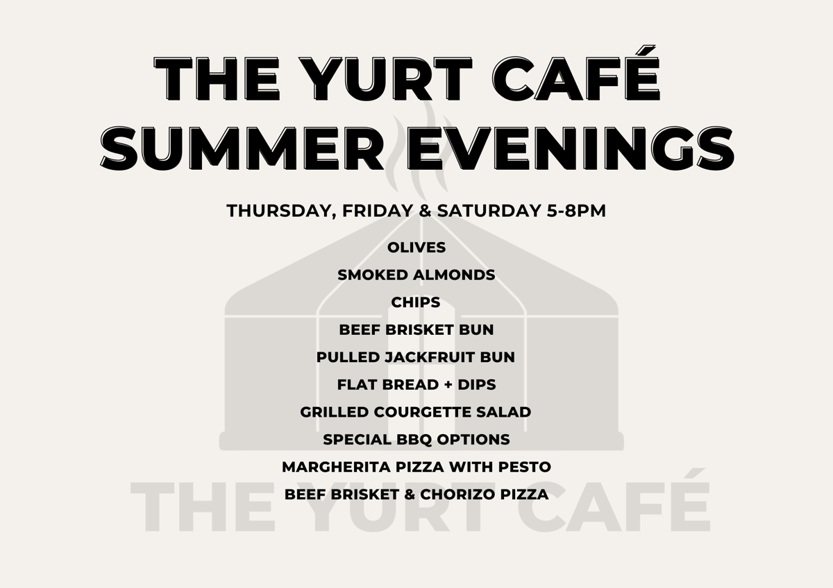Yurt Cafe Menu